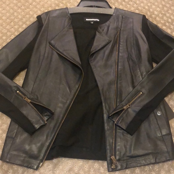 Anatomie | Jackets & Coats | Anatomie Leather And Mesh Paneled Moto ...